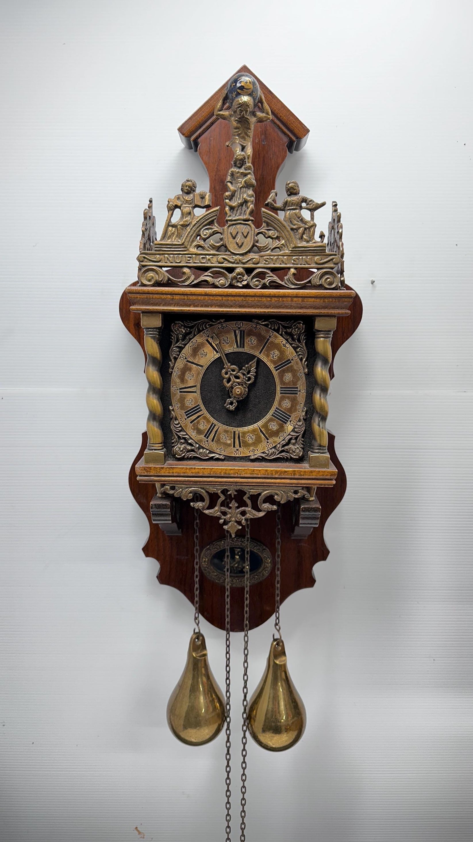 Dutch Zaanse Zaandam Pendulum Atlas Clock Warmink Wuba – Savage Clockworx